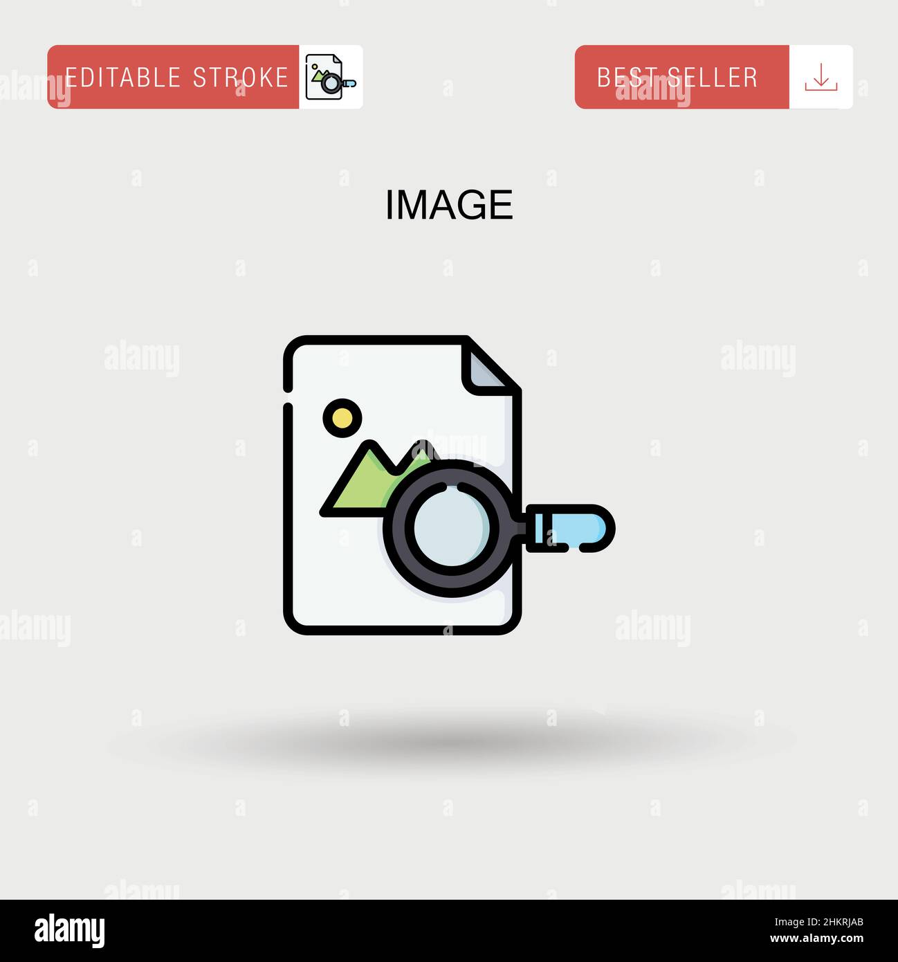 Image Simple vector icon Stock Vector Image & Art - Alamy