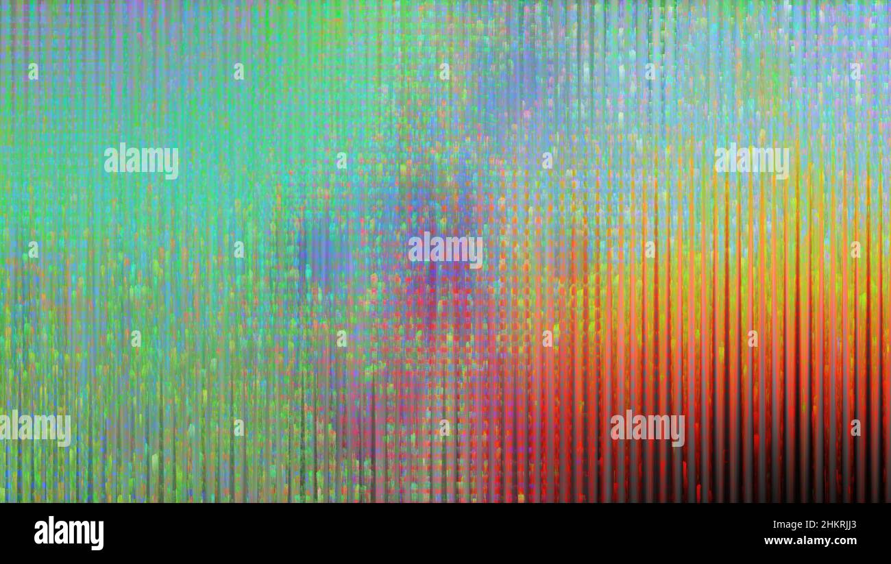 An abstract neon glitch art texture background image Stock Photo - Alamy