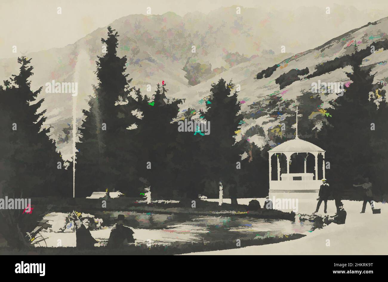 Art inspired by The Park, Queenstown, New Zealand, Muir & Moodie studio ...