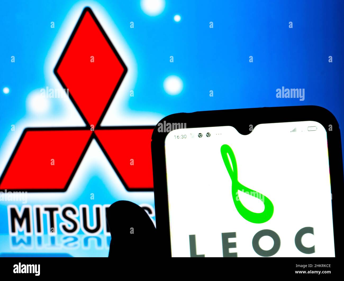 Ukraine. 4th Feb, 2022. In this photo illustration, the LEOC Japan logo ...