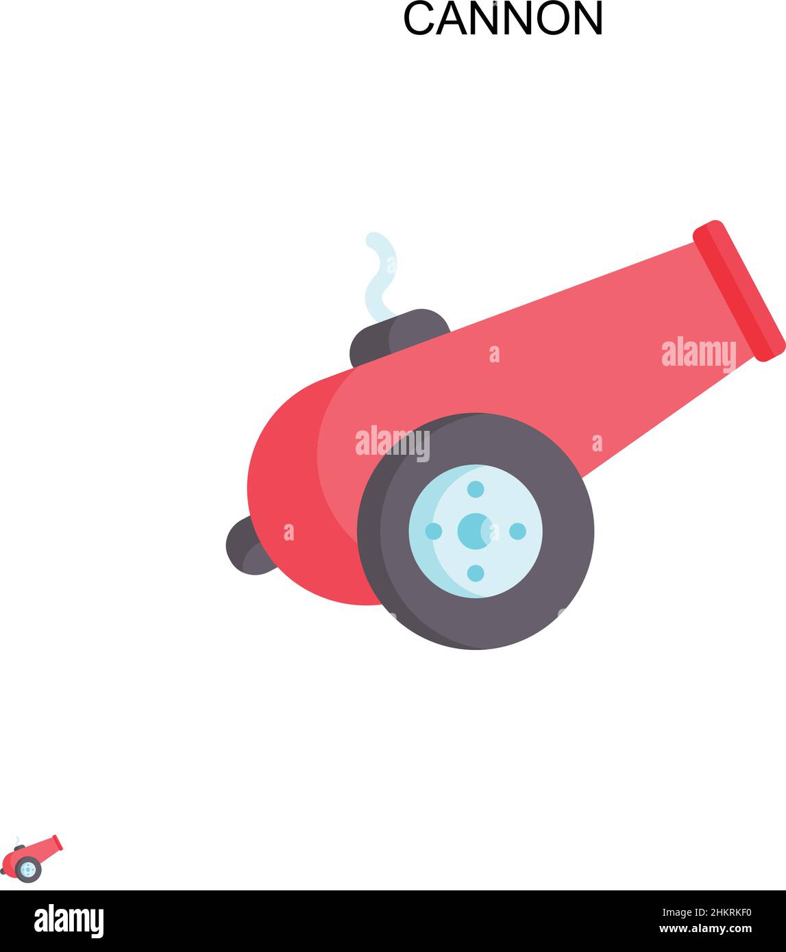 Beautiful old cannon Cut Out Stock Images & Pictures - Alamy