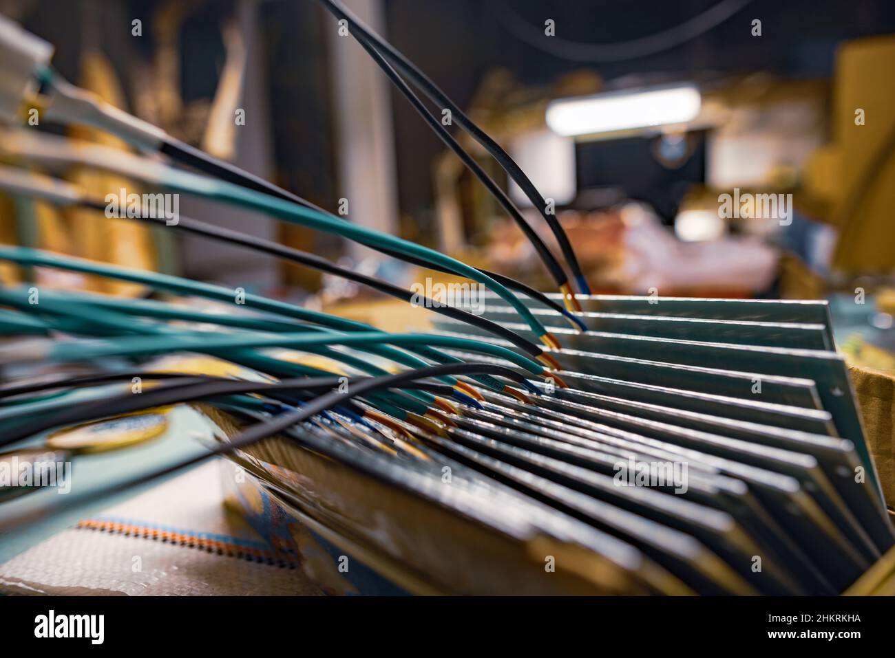 Set of chips on microcircuit board for contemporary TFT displays in ...