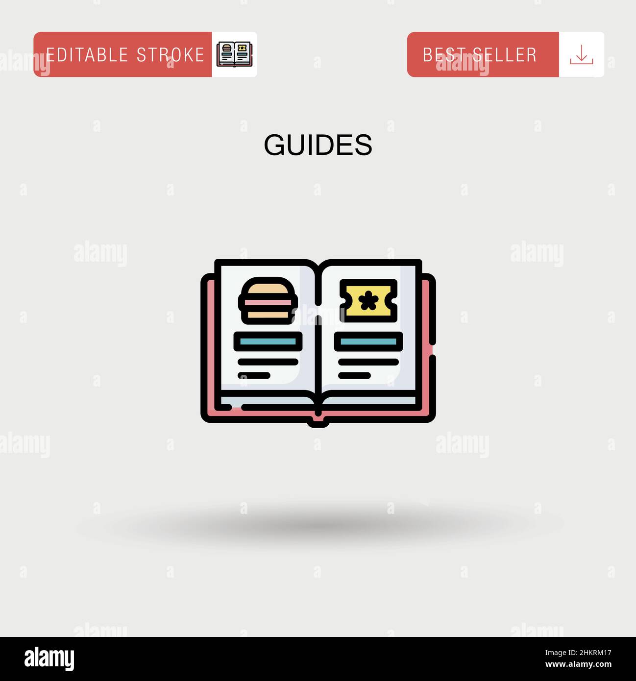 Guides Simple vector icon Stock Vector Image & Art - Alamy
