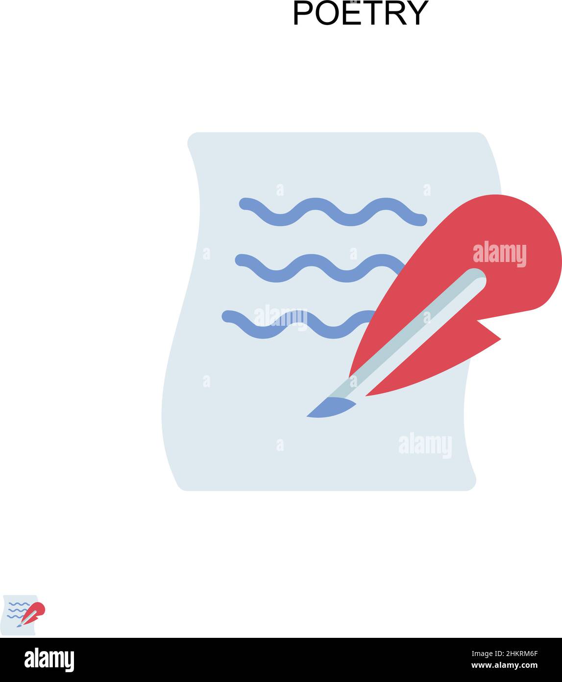 Old poem paper Stock Vector Images - Alamy