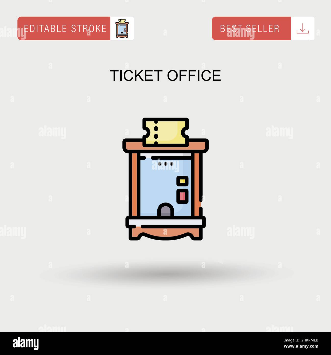 Box counter cashier ticket hi-res stock photography and images - Alamy