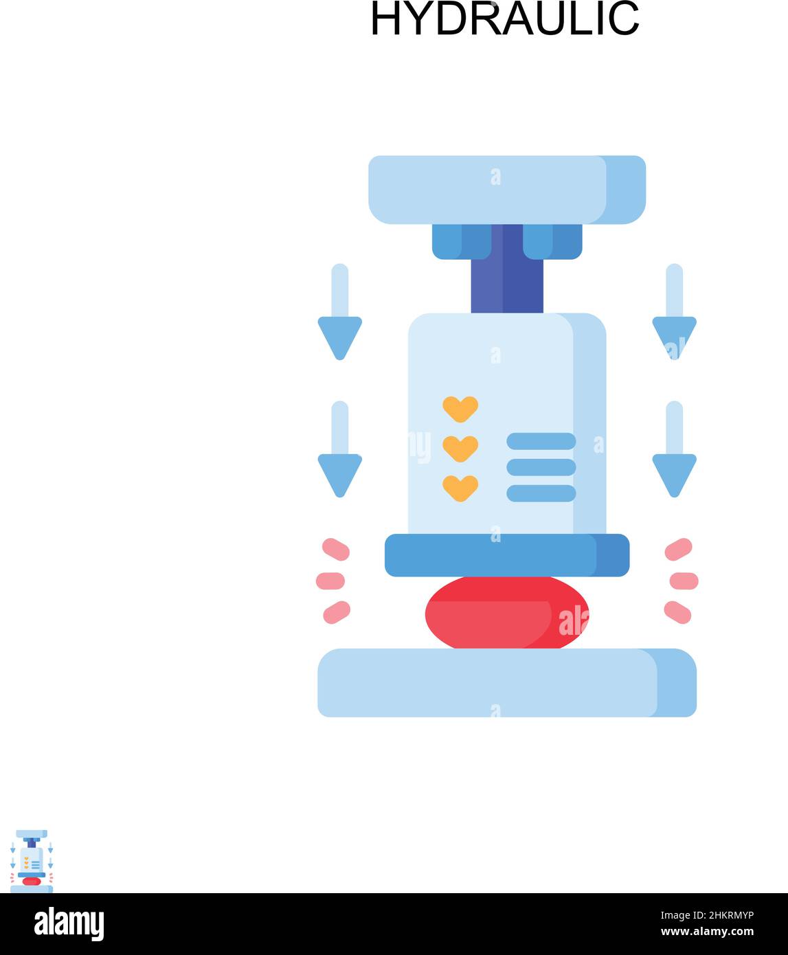 Hydraulic hydraulics Stock Vector Images - Alamy