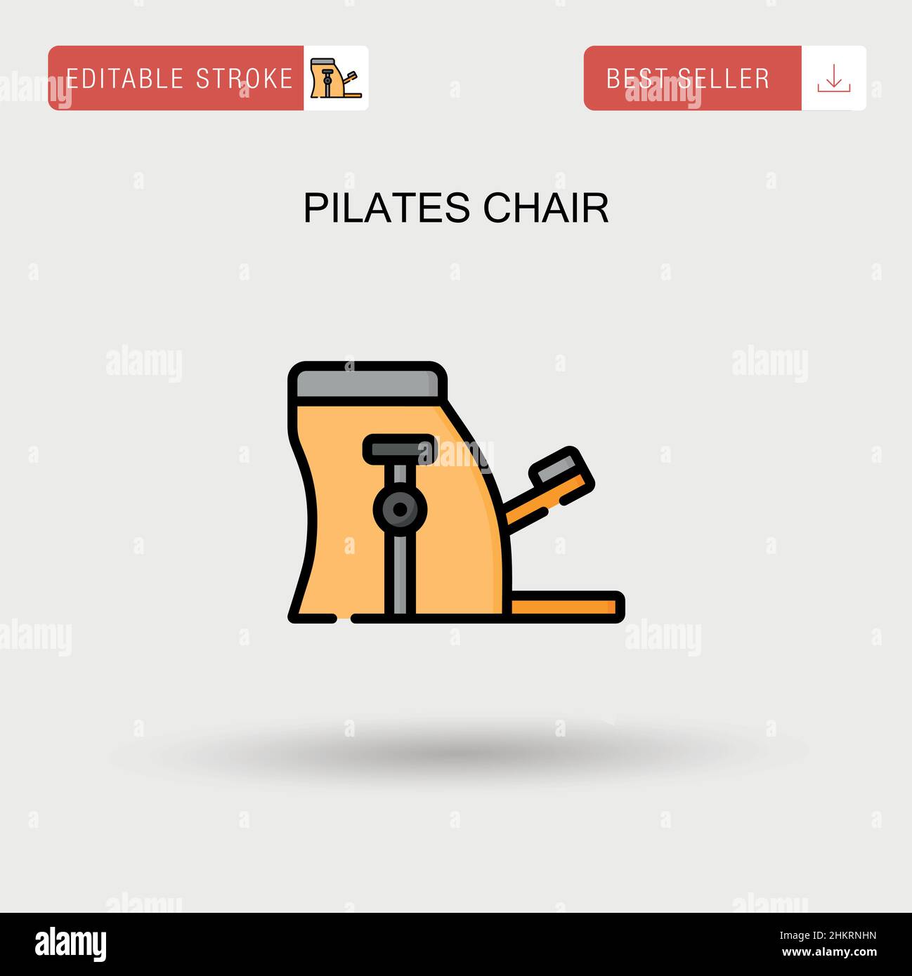 Elderly exercise chair Stock Vector Images - Alamy