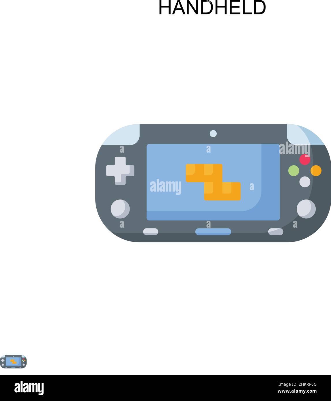 Handheld Simple Vector Icon Illustration Symbol Design Template For Web Mobile Ui Element Stock