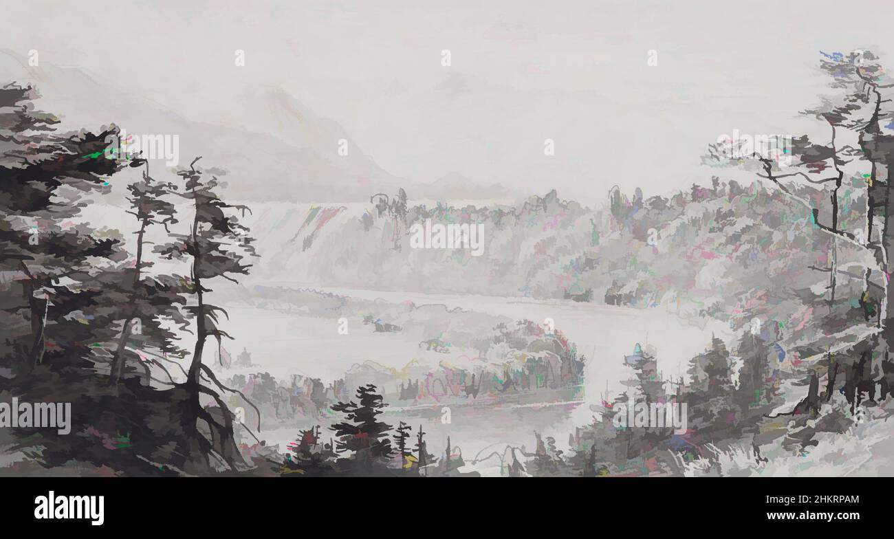 Art inspired by Waiau River, Nicholas Chevalier, artist, March 1866 ...