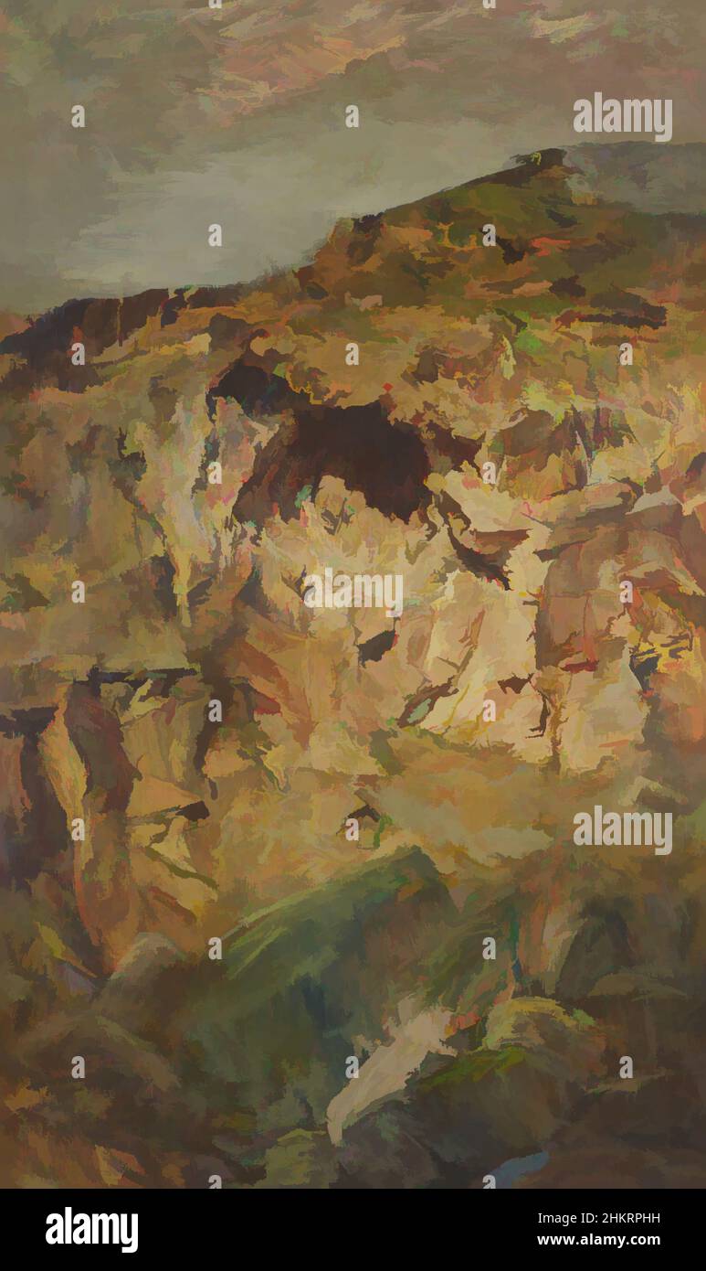 Art inspired by Rock study, Sumner, Petrus van der Velden, artist ...