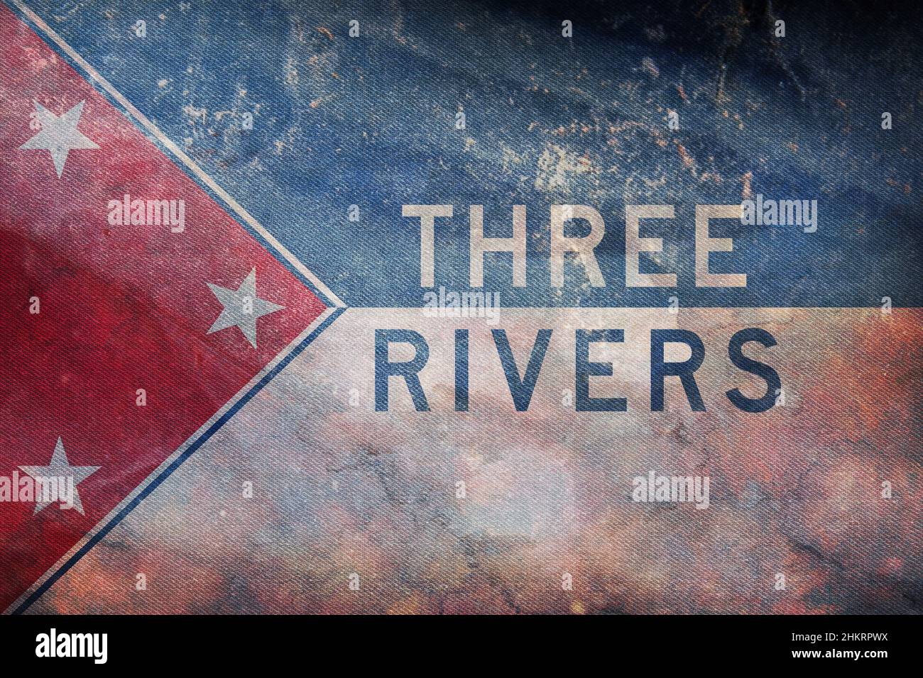 Map of three rivers hi-res stock photography and images - Alamy