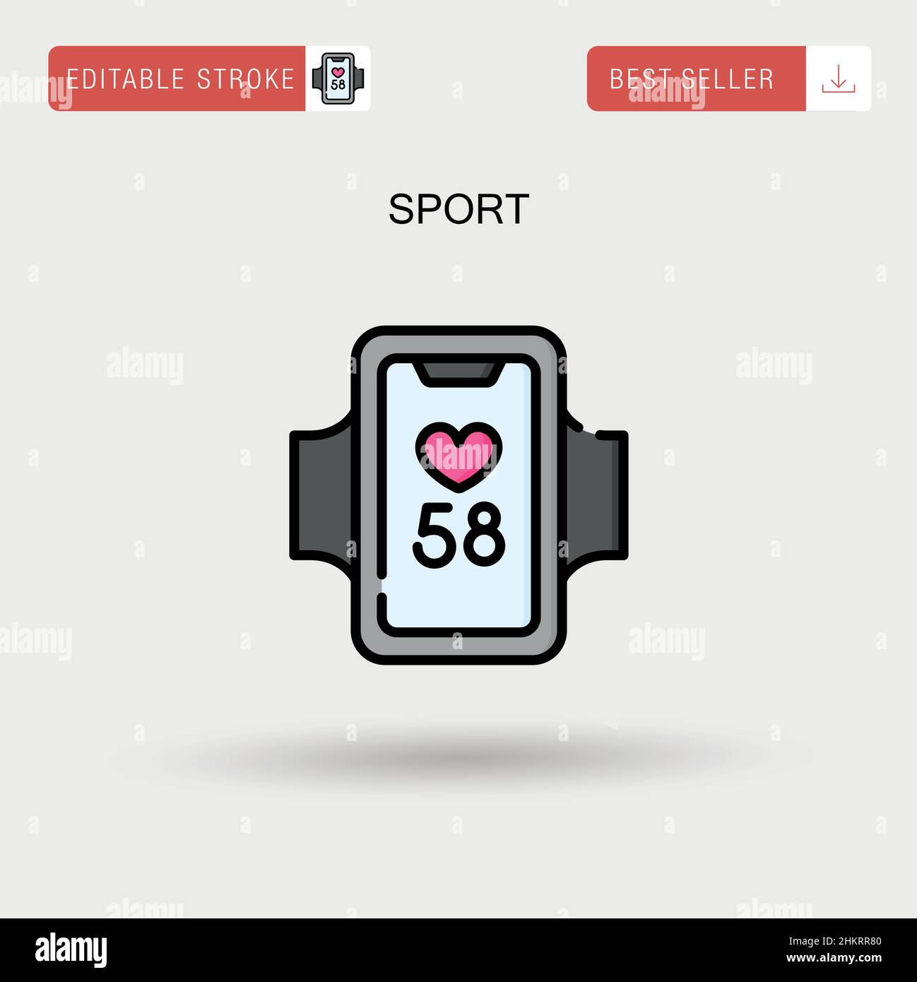 Sport Simple vector icon Stock Vector Image & Art - Alamy