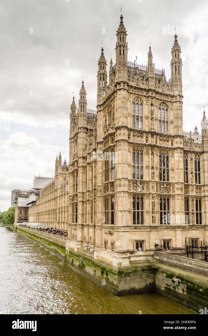 Palace of Westminster, aka Houses of Parliament, is the meeting place ...