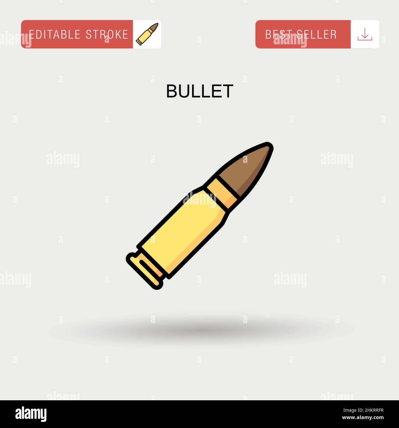 Bullet Simple vector icon Stock Vector Image & Art - Alamy