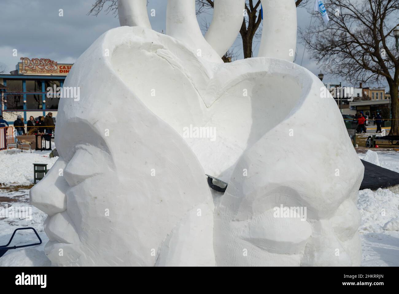 Photograph taken at Winterfest, a winter festival celebrating the cold ...