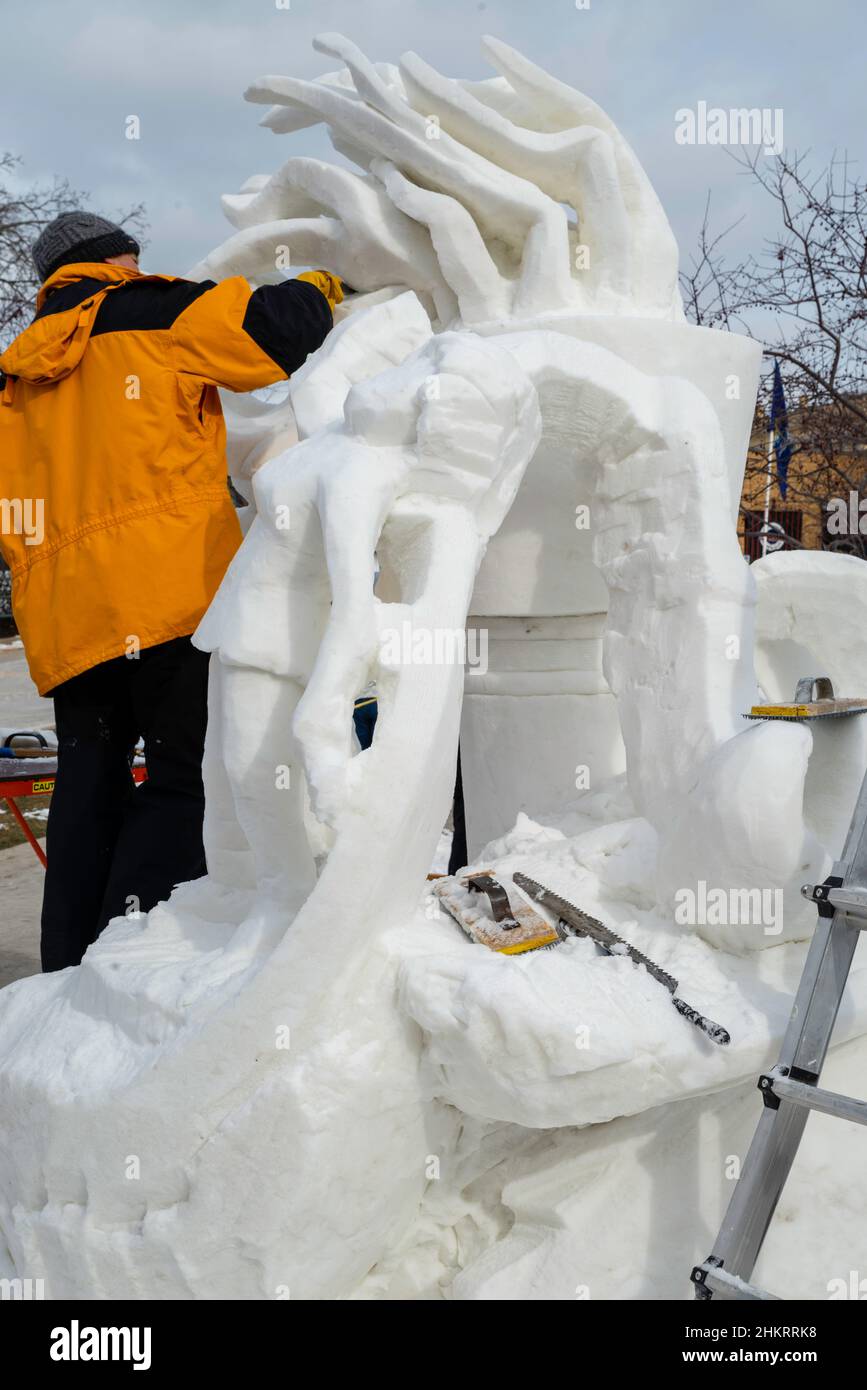 Photograph taken at Winterfest, a winter festival celebrating the cold ...