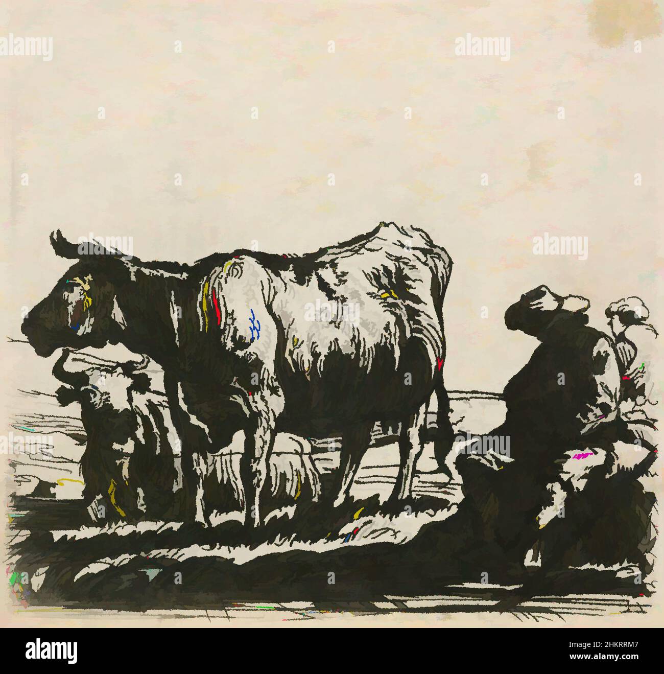 Art inspired by Cows.., Aelbert Cuyp, artist, 1640-1665, Netherlands ...