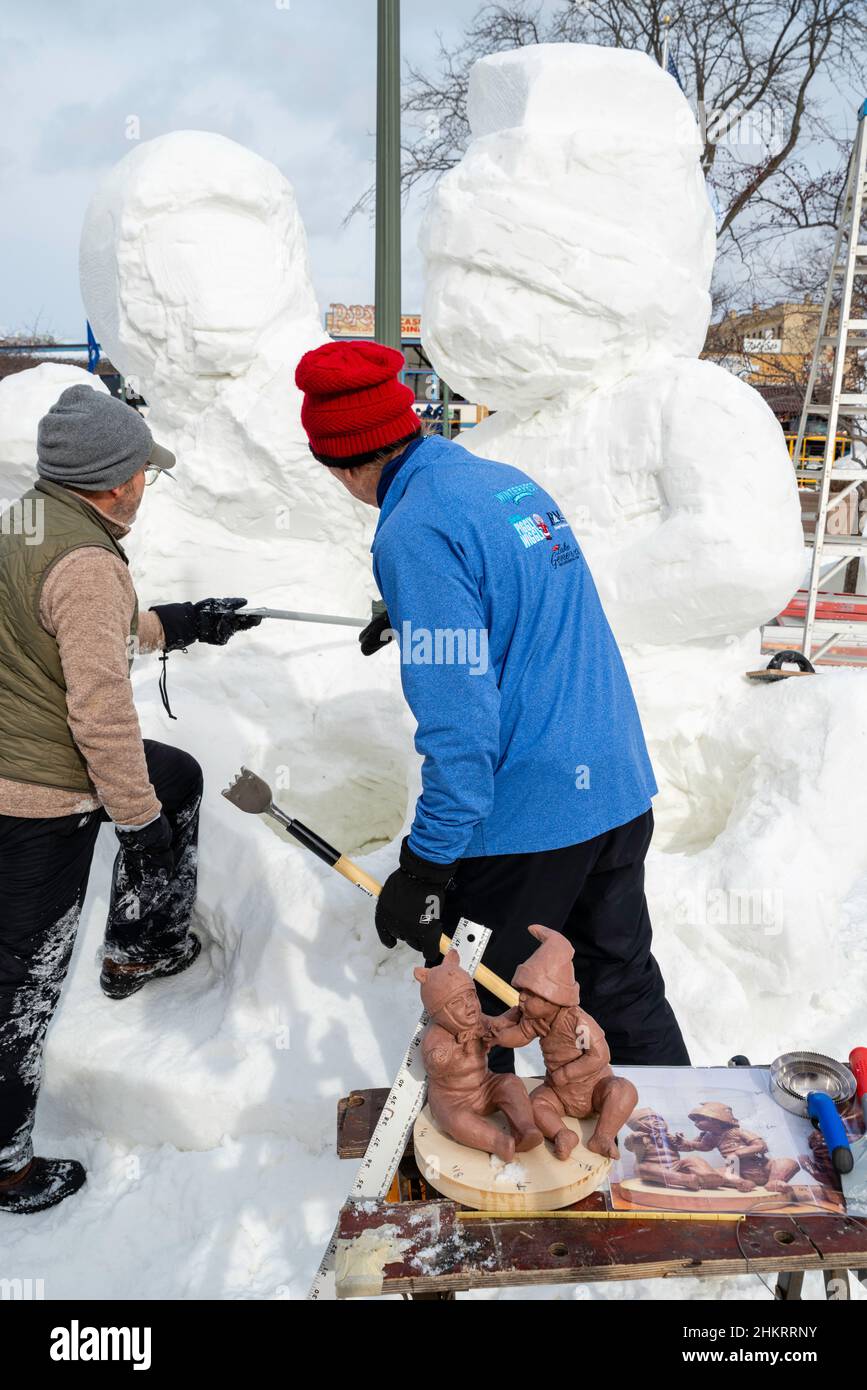 Photograph taken at Winterfest, a winter festival celebrating the cold ...