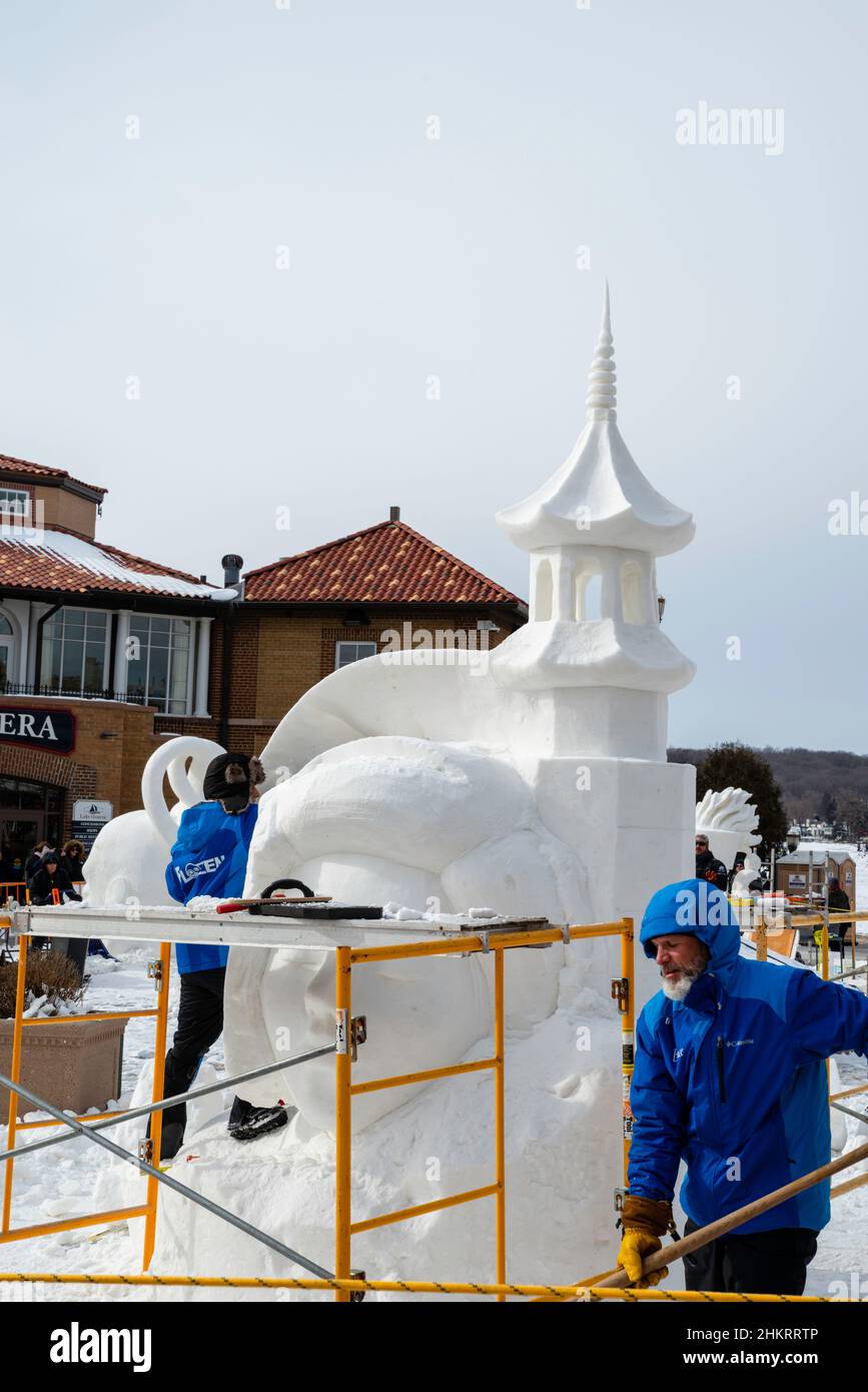 Photograph taken at Winterfest, a winter festival celebrating the cold ...