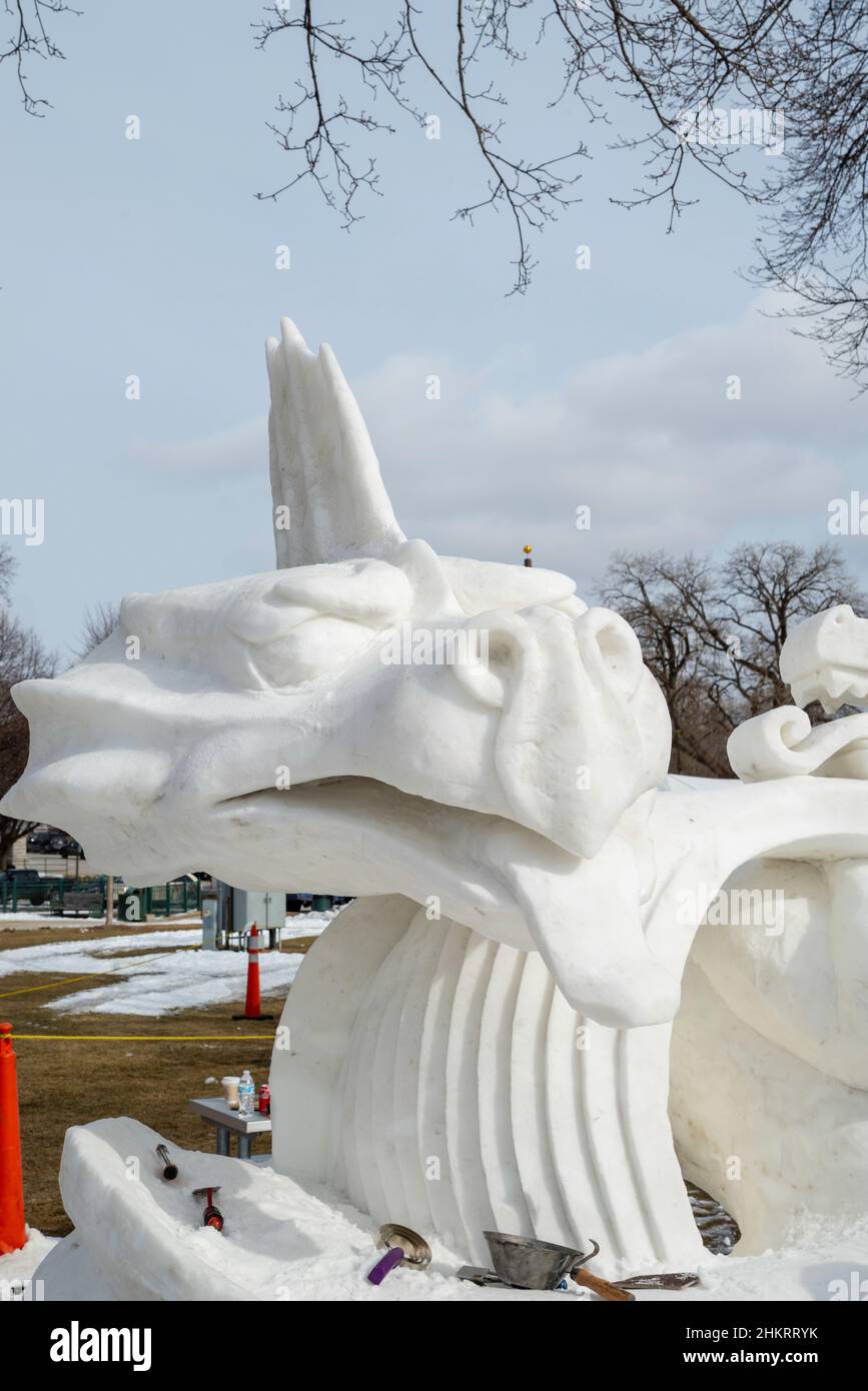 Photograph taken at Winterfest, a winter festival celebrating the cold ...