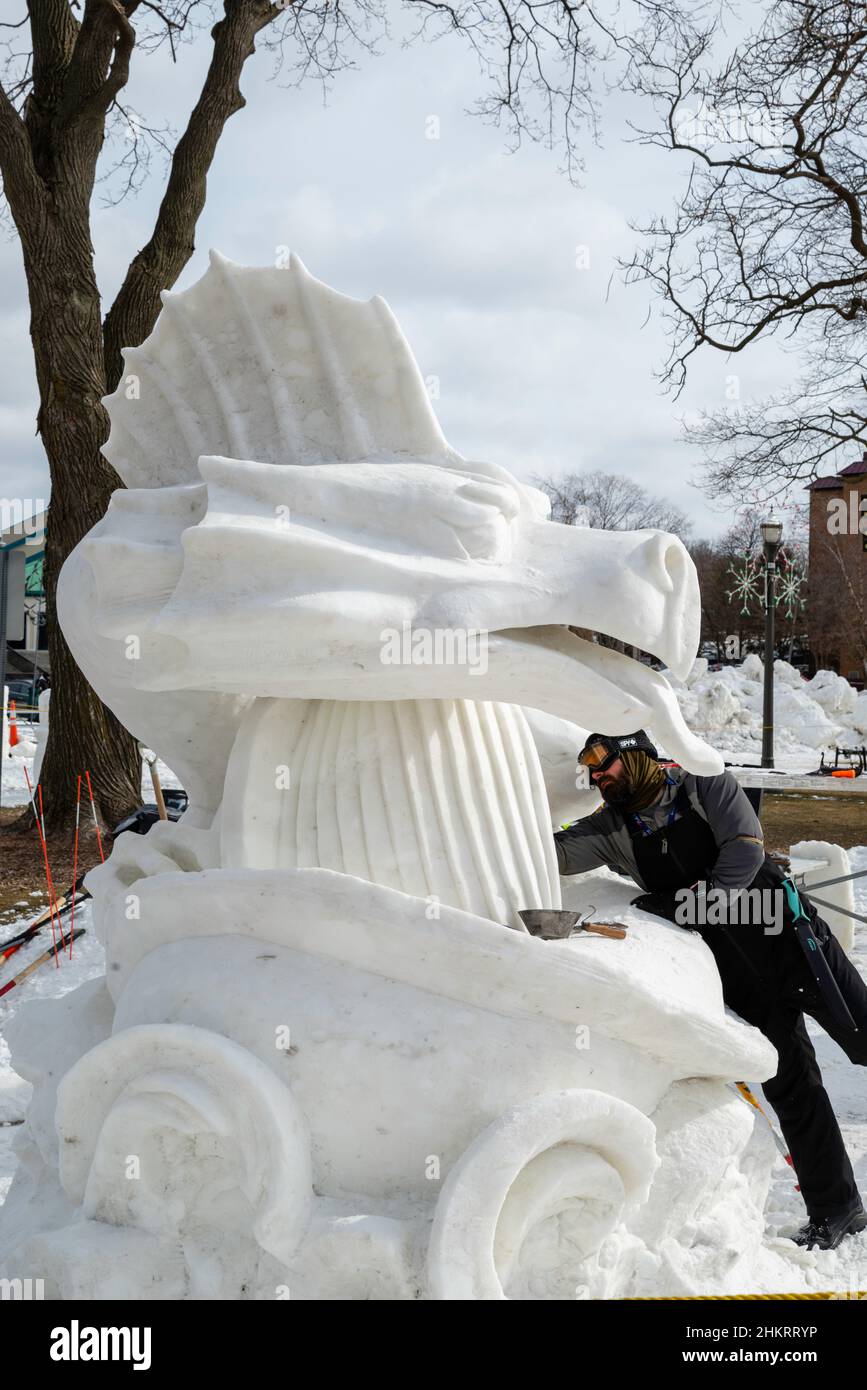Photograph taken at Winterfest, a winter festival celebrating the cold ...