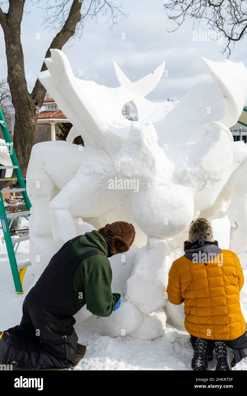 Photograph taken at Winterfest, a winter festival celebrating the cold ...