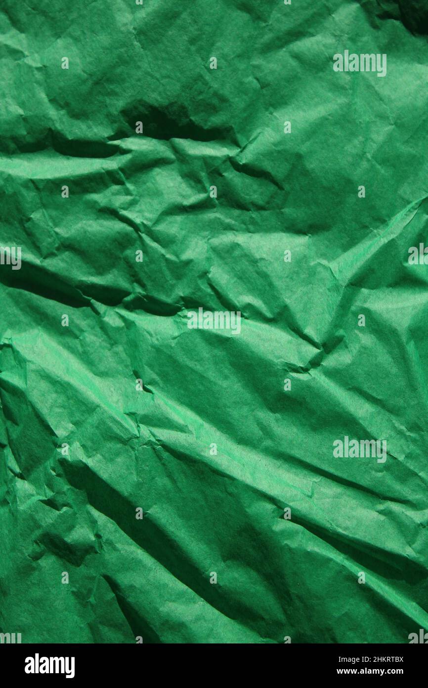 A Solid Green Tissue Paper Background Texture Stock Photo - Alamy