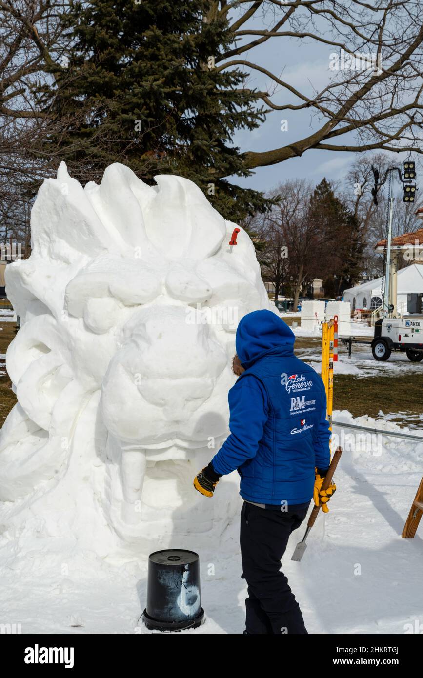 Photograph taken at Winterfest, a winter festival celebrating the cold ...