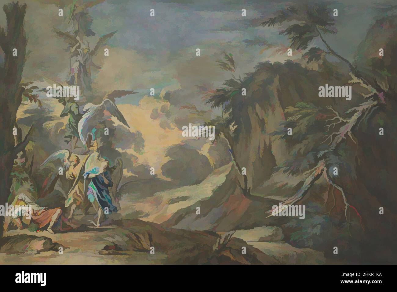 Art inspired by Jacob's Ladder, Joseph Goupy, attributed, Classic works ...