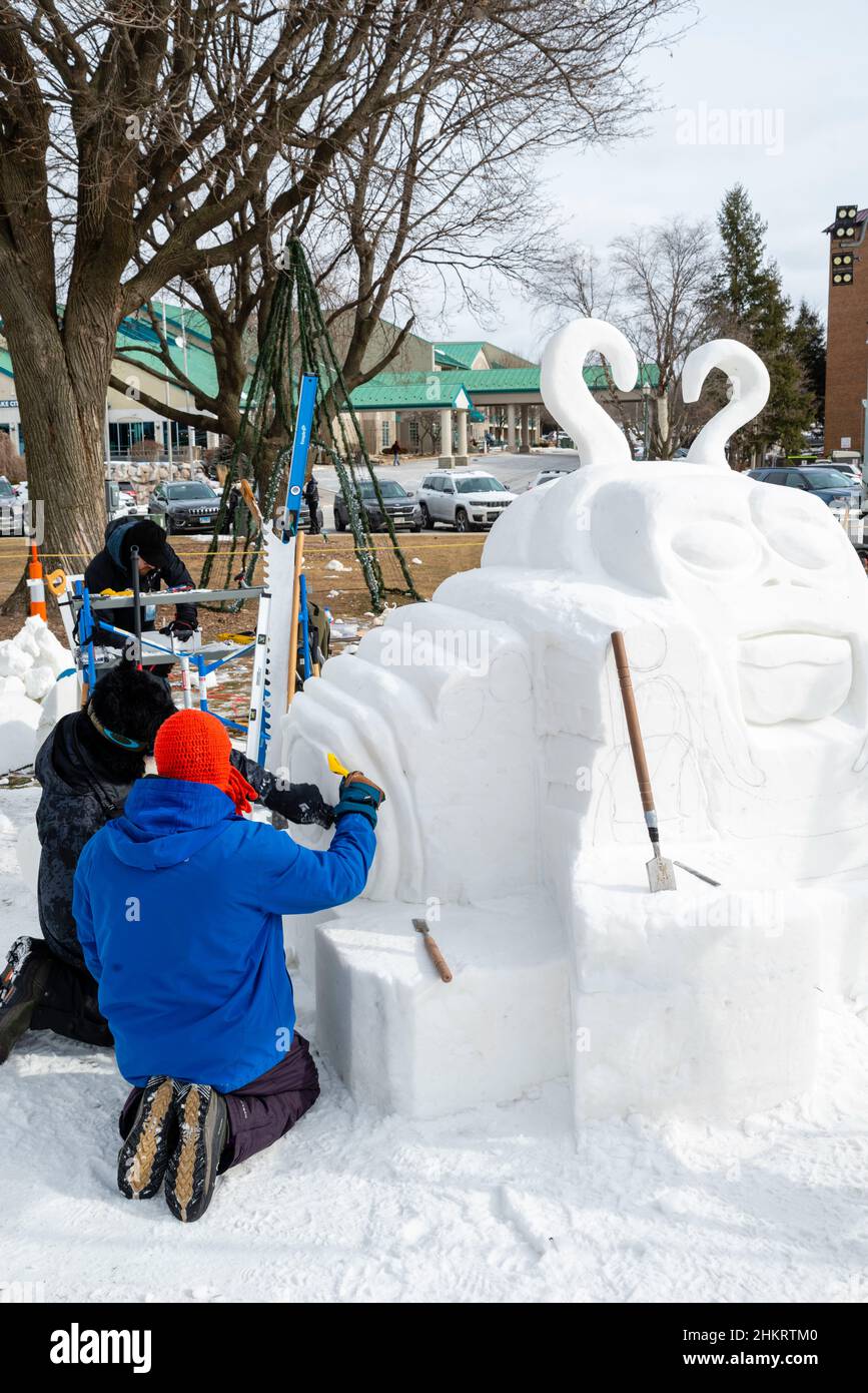 Photograph taken at Winterfest, a winter festival celebrating the cold ...