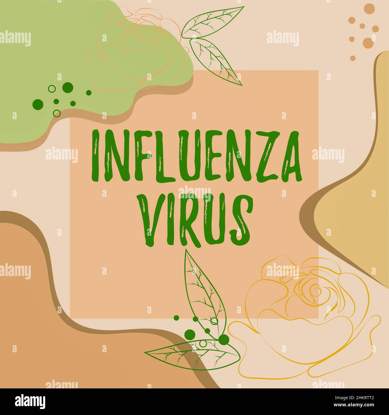 Writing displaying text Influenza Virus. Business concept an infectious ...