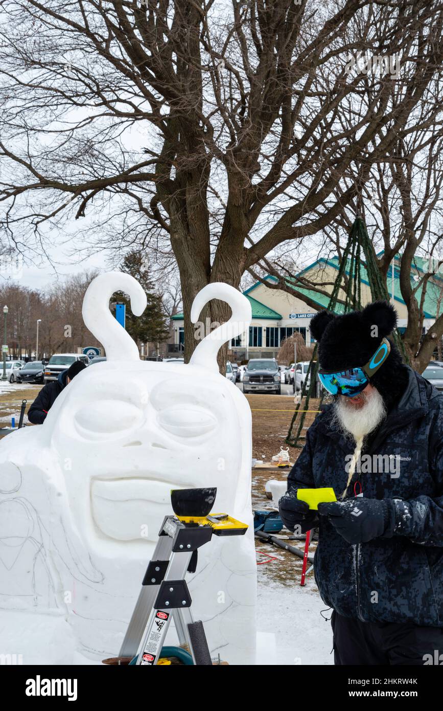 Photograph taken at Winterfest, a winter festival celebrating the cold ...