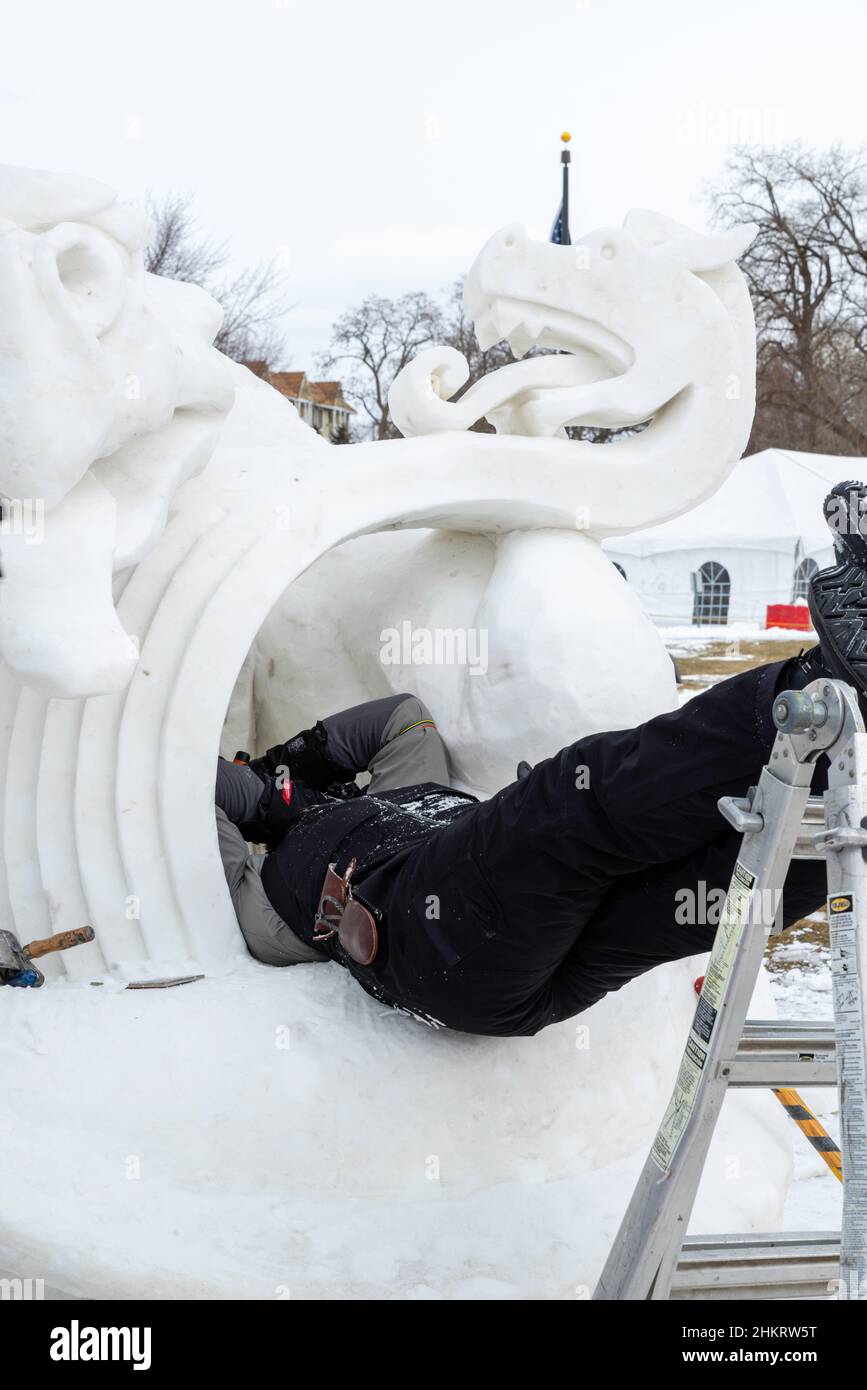 Photograph taken at Winterfest, a winter festival celebrating the cold ...