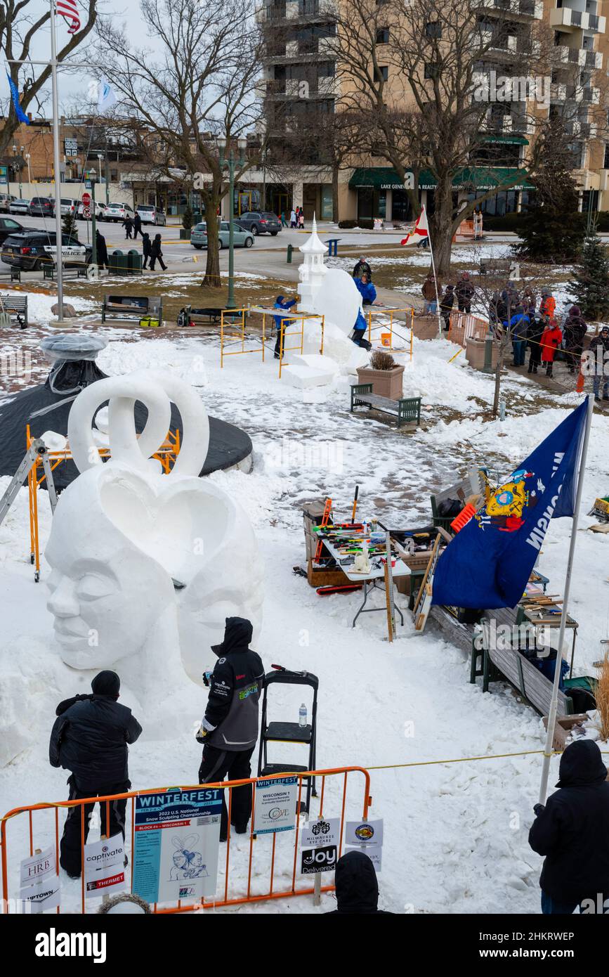 Photograph taken at Winterfest, a winter festival celebrating the cold ...