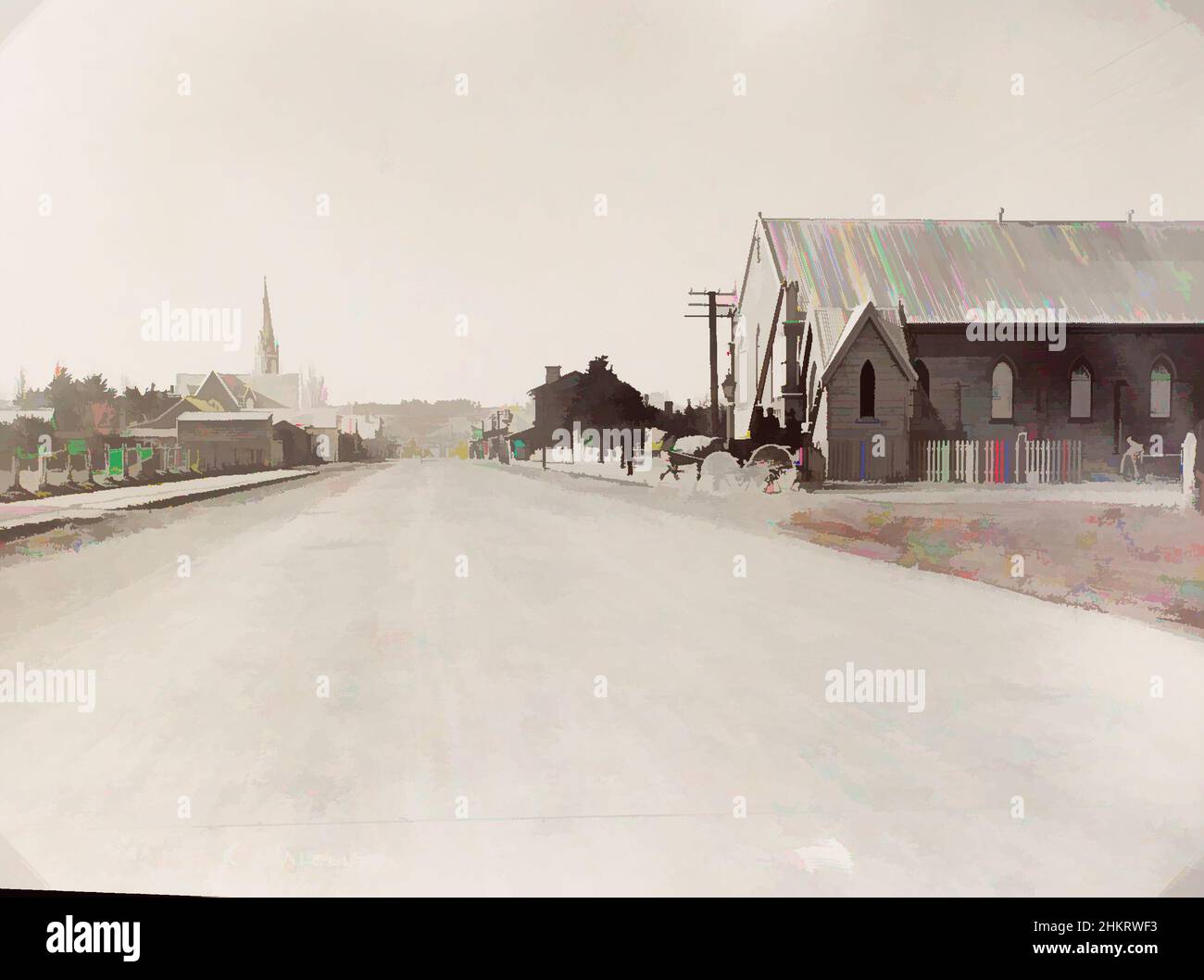 Art inspired by Main Road, Balclutha, Burton Brothers studio, Balclutha ...