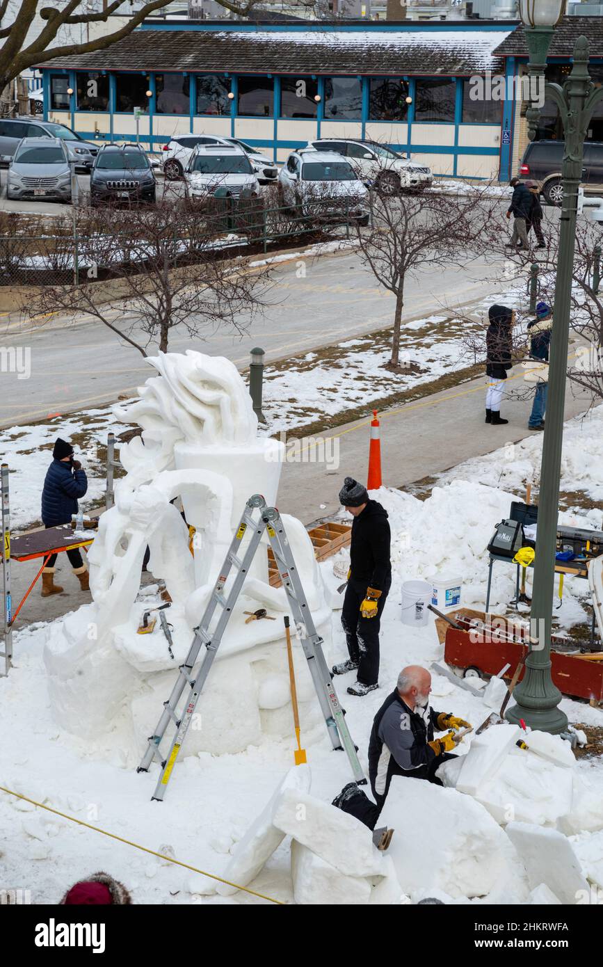 Photograph taken at Winterfest, a winter festival celebrating the cold ...