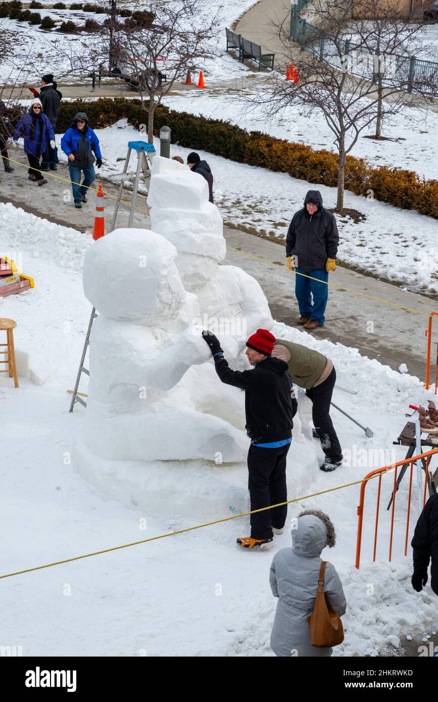 Photograph taken at Winterfest, a winter festival celebrating the cold ...