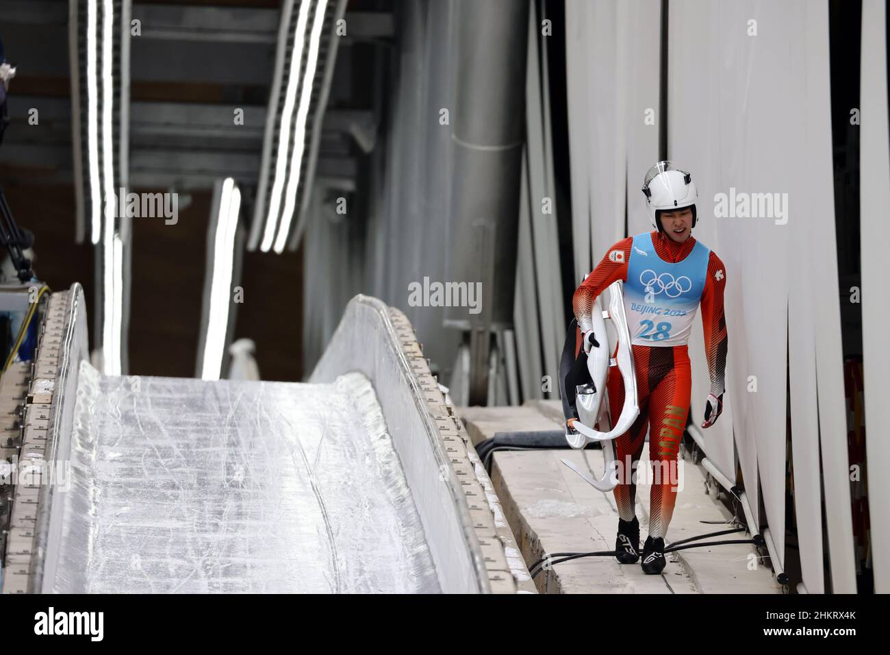 Beijing, China. 5th Feb, 2022. Seiya Kobayashi (JPN) Luge : Men's ...