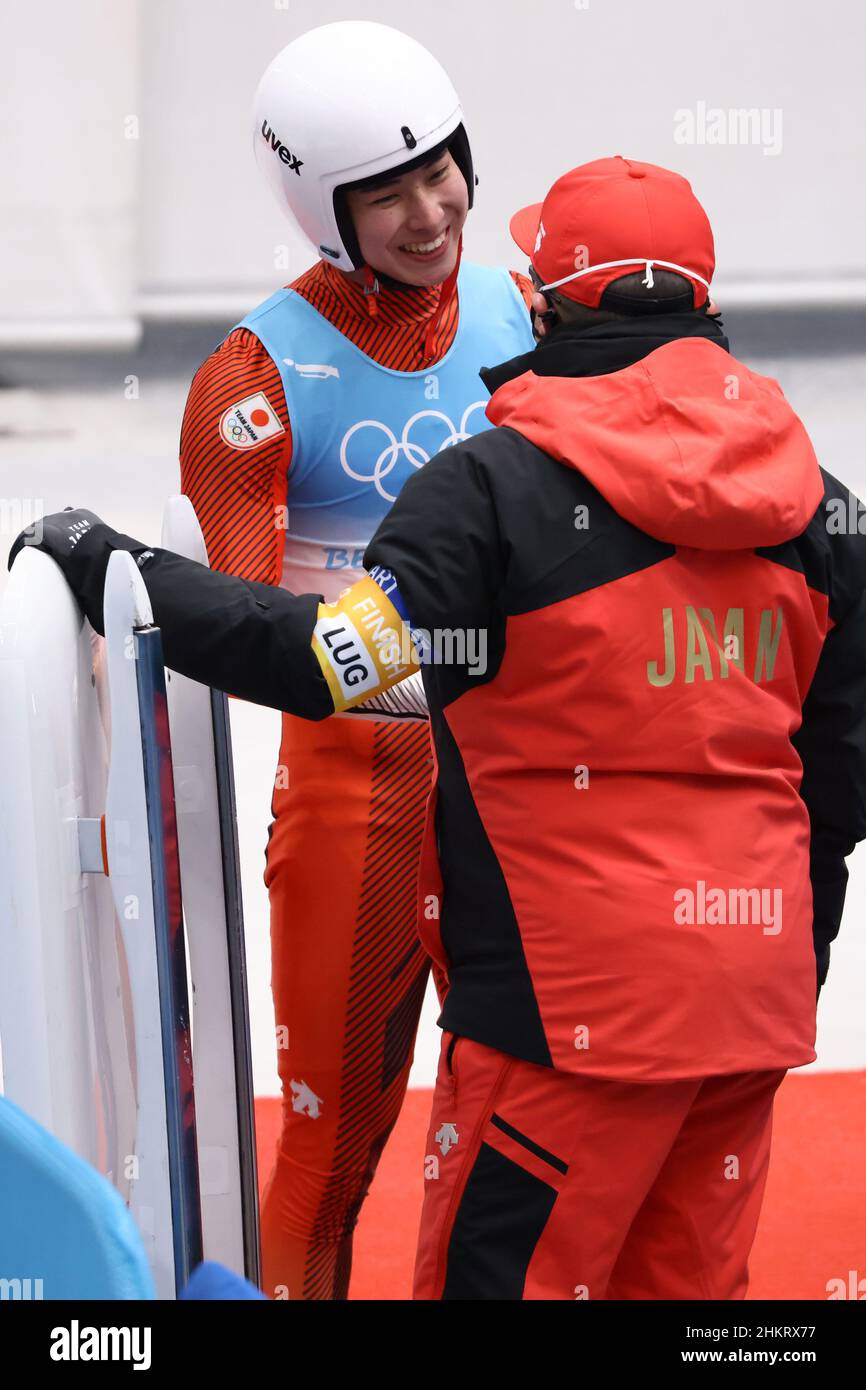 Beijing, China. 5th Feb, 2022. Seiya Kobayashi (JPN) Luge : Men's ...