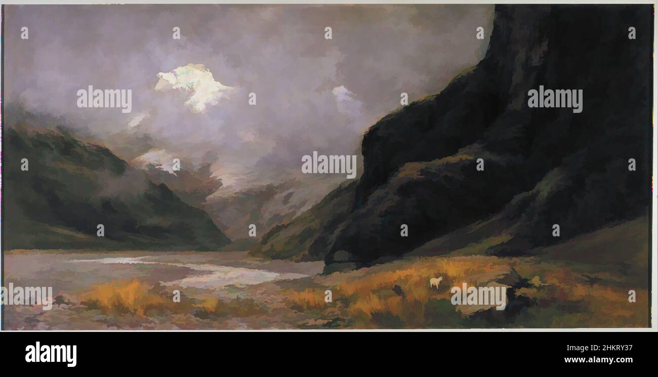 Art inspired by Mt. Sefton, from Hermitage, Charles Worsley, artist ...