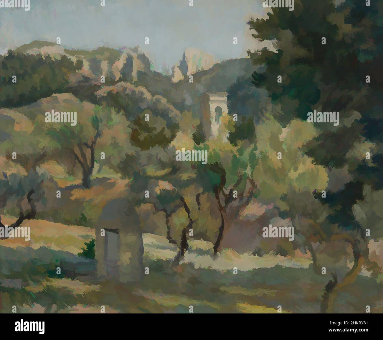 Art inspired by St. Remy well, Roger Fry, painter, 1931-1933, Classic ...