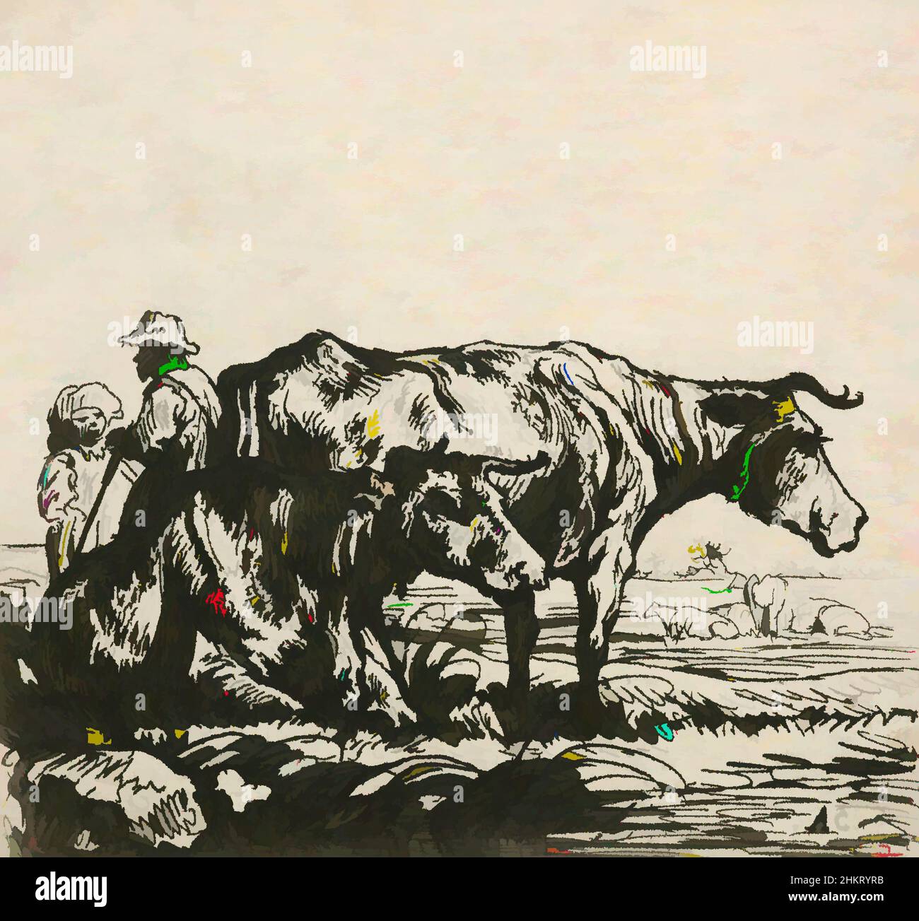 Art inspired by Cows., Aelbert Cuyp, artist, 1640-1665, Netherlands ...