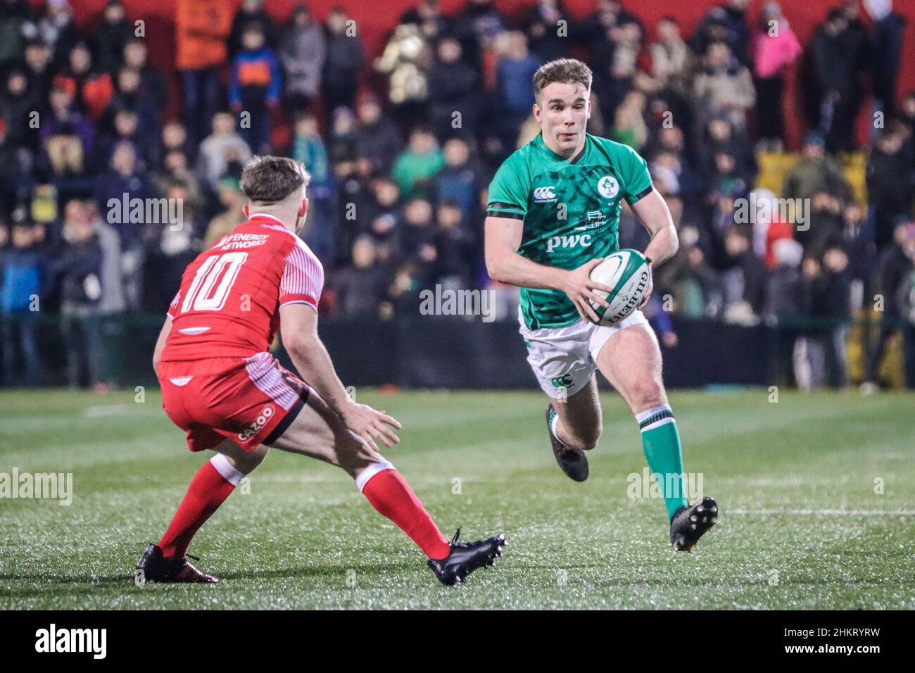 February 4th, 2022, Cork, Ireland: Under 20 Six Nations match between ...
