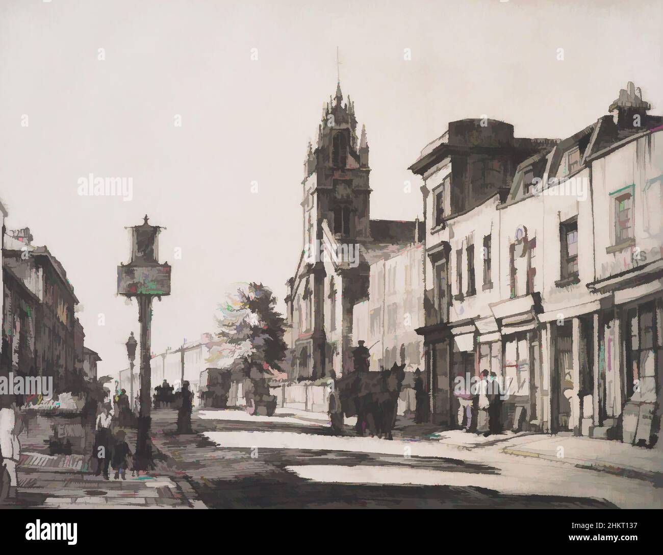 Art inspired by Peckham, Francis Dodd, 1915, drypoint, Francis Dodd ...