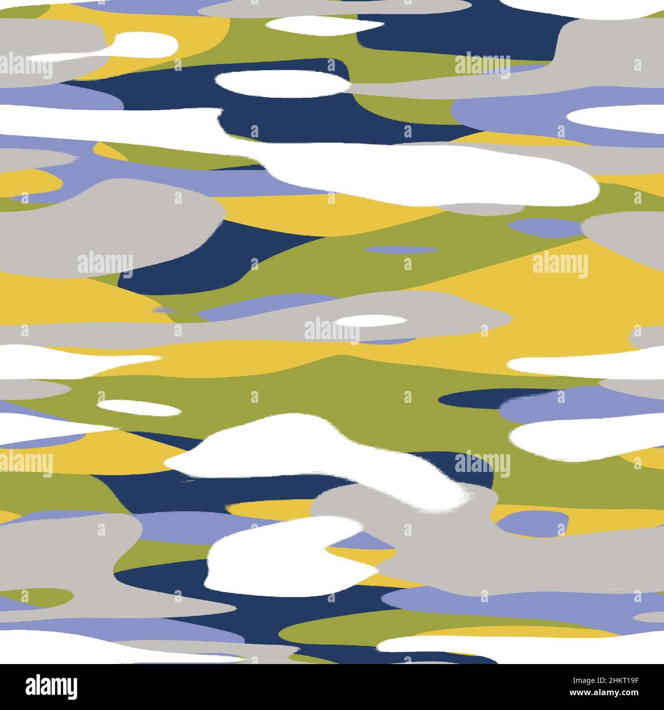 Seamless colorful happy camoflauge inspired surface pattern design for ...