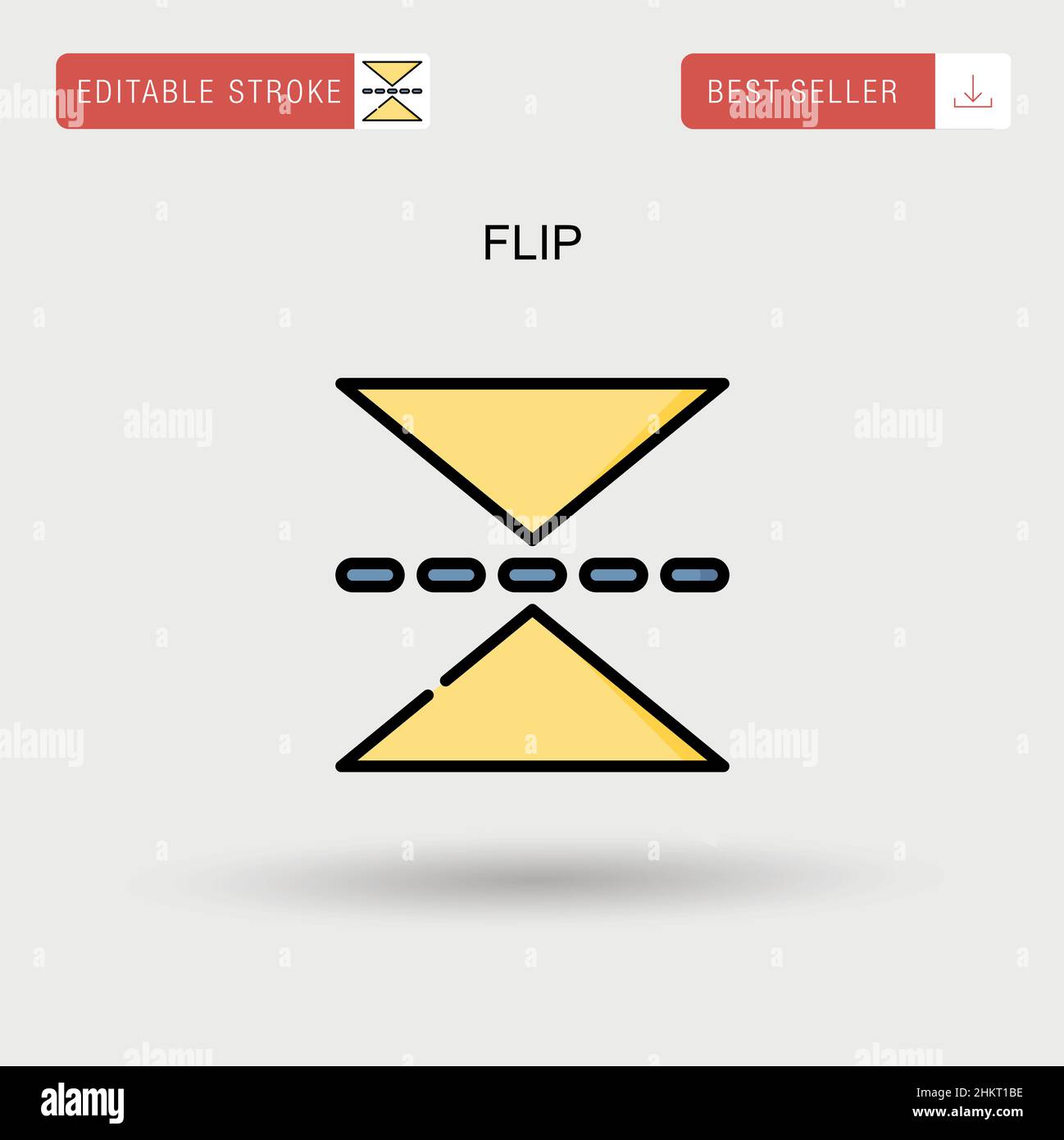 Flip Simple vector icon Stock Vector Image & Art - Alamy