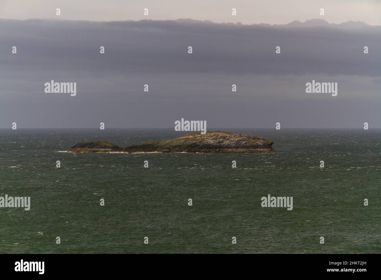 Middle Mouse or Ynys Badrig, Patrick's island, a tiny island off the ...