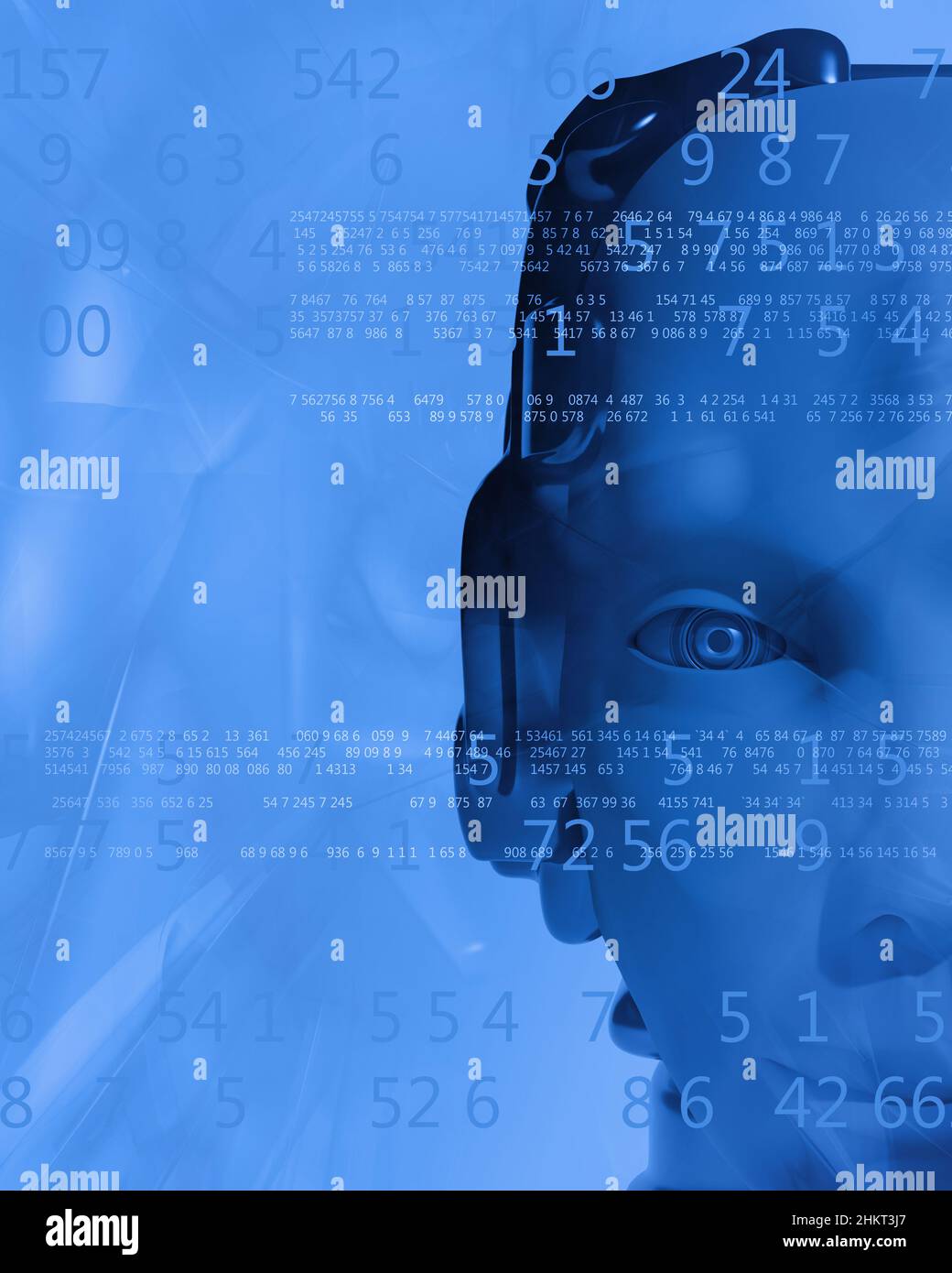 Artificial intelligence robot woman head hi-res stock photography and ...