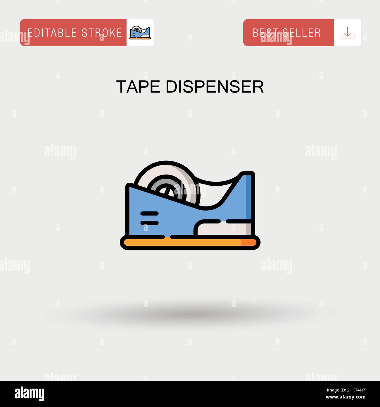 Tape dispenser Simple vector icon Stock Vector Image & Art - Alamy