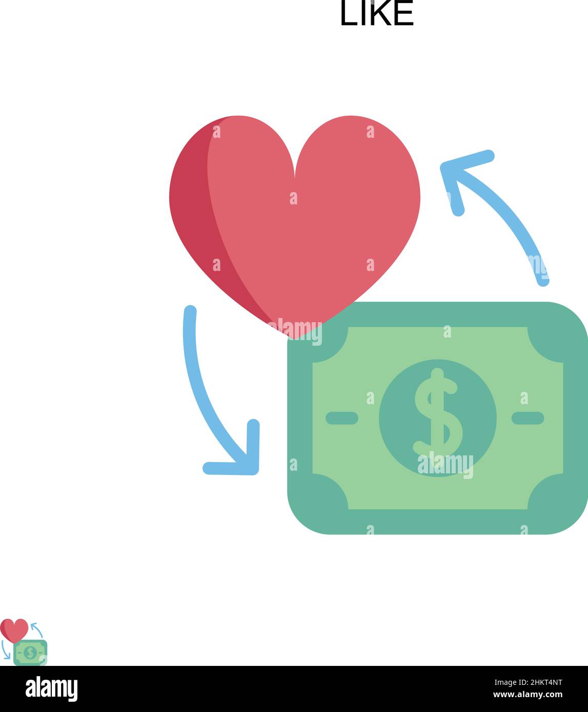 Facebook icon finger Stock Vector Images - Alamy